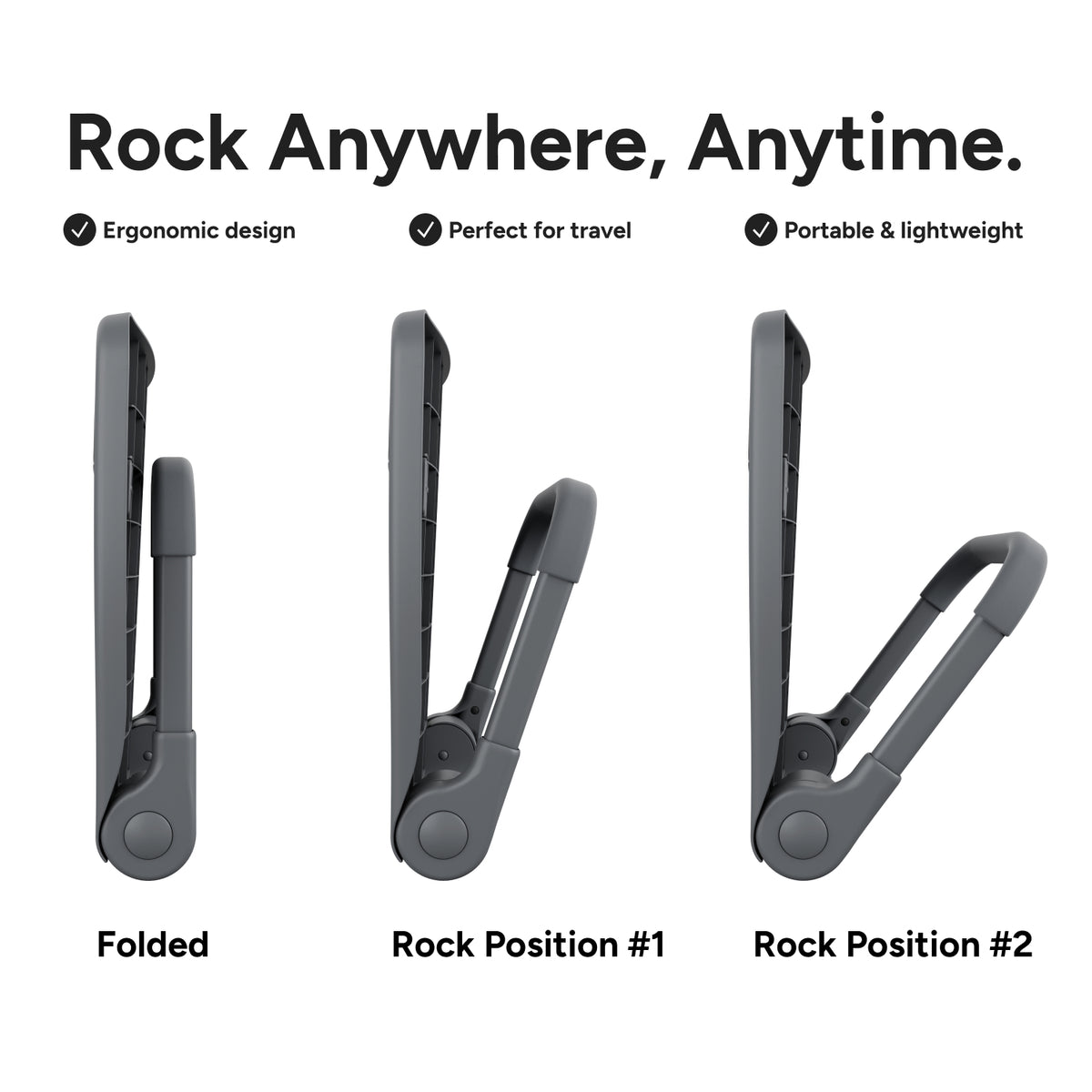Ready Rocker Slate + Ultra Comfort Foam Pad & Cover
